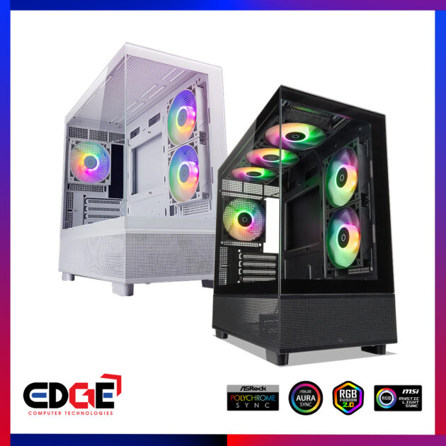 TECWARE INFINITY M Dual Tempered Glass mATX Case – EDGE Computer ...