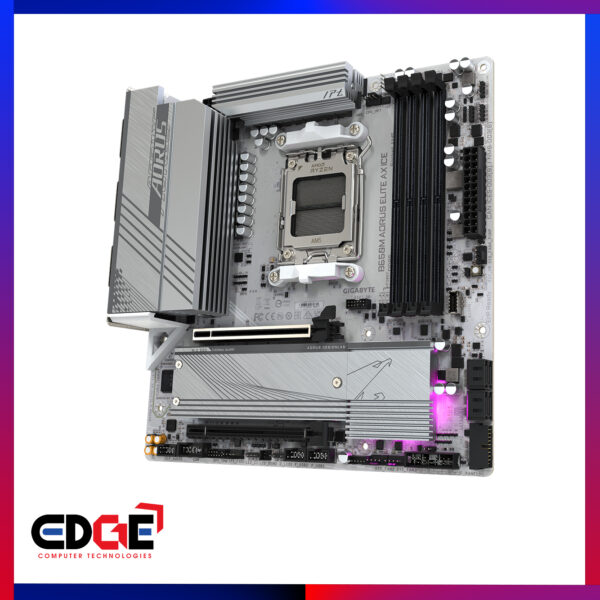 GIGABYTE B650M Aorus Elite AX Ice AMD Motherboard | AM5 DDR5 | WIFI 6E ...