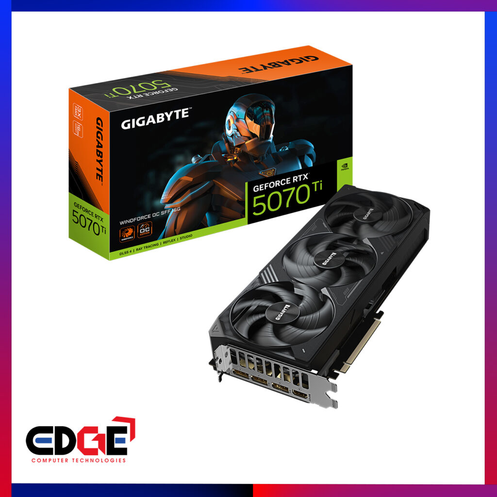 GIGABYTE GeForce RTX 5070 Ti WINDFORCE OC SFF 16G GPU – EDGE Computer ...