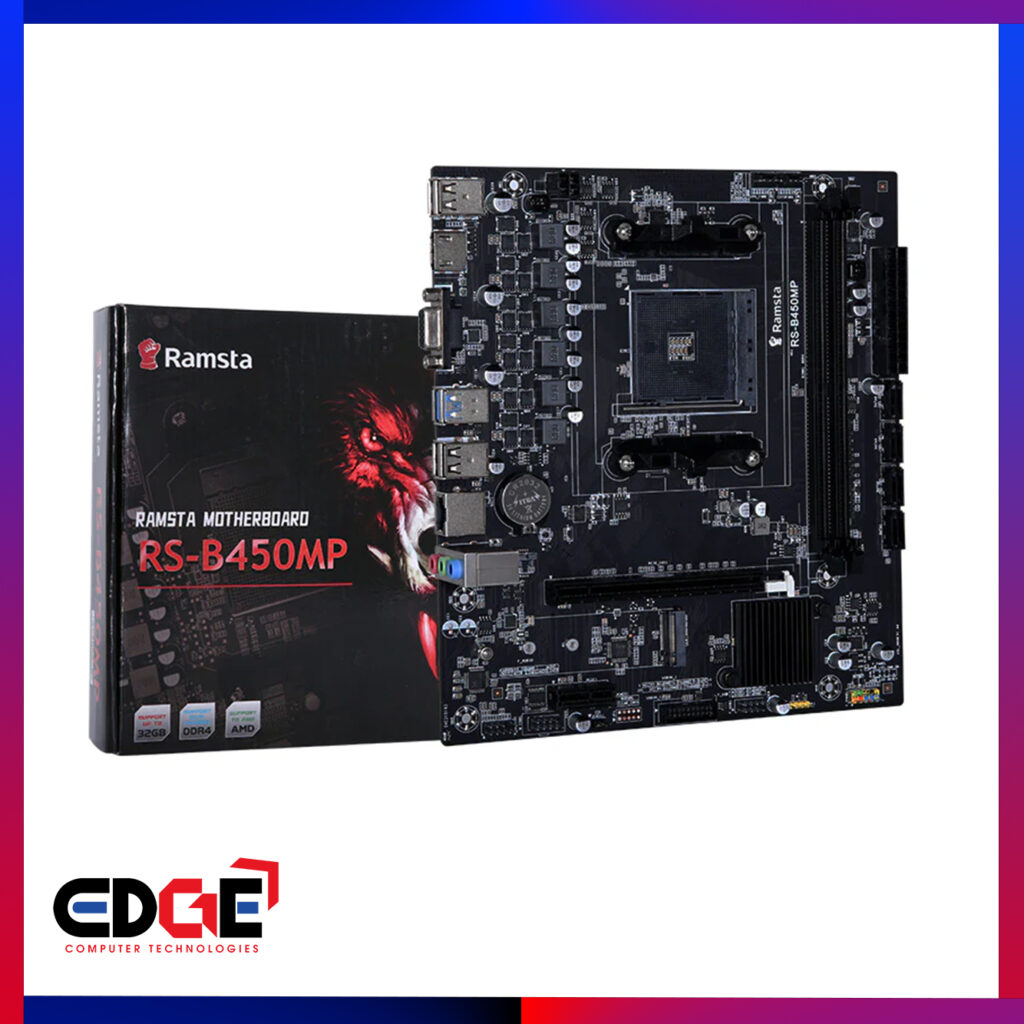 RAMSTA RS-B450MP AMD Motherboard | AM4 DDR4 – EDGE Computer Technologies