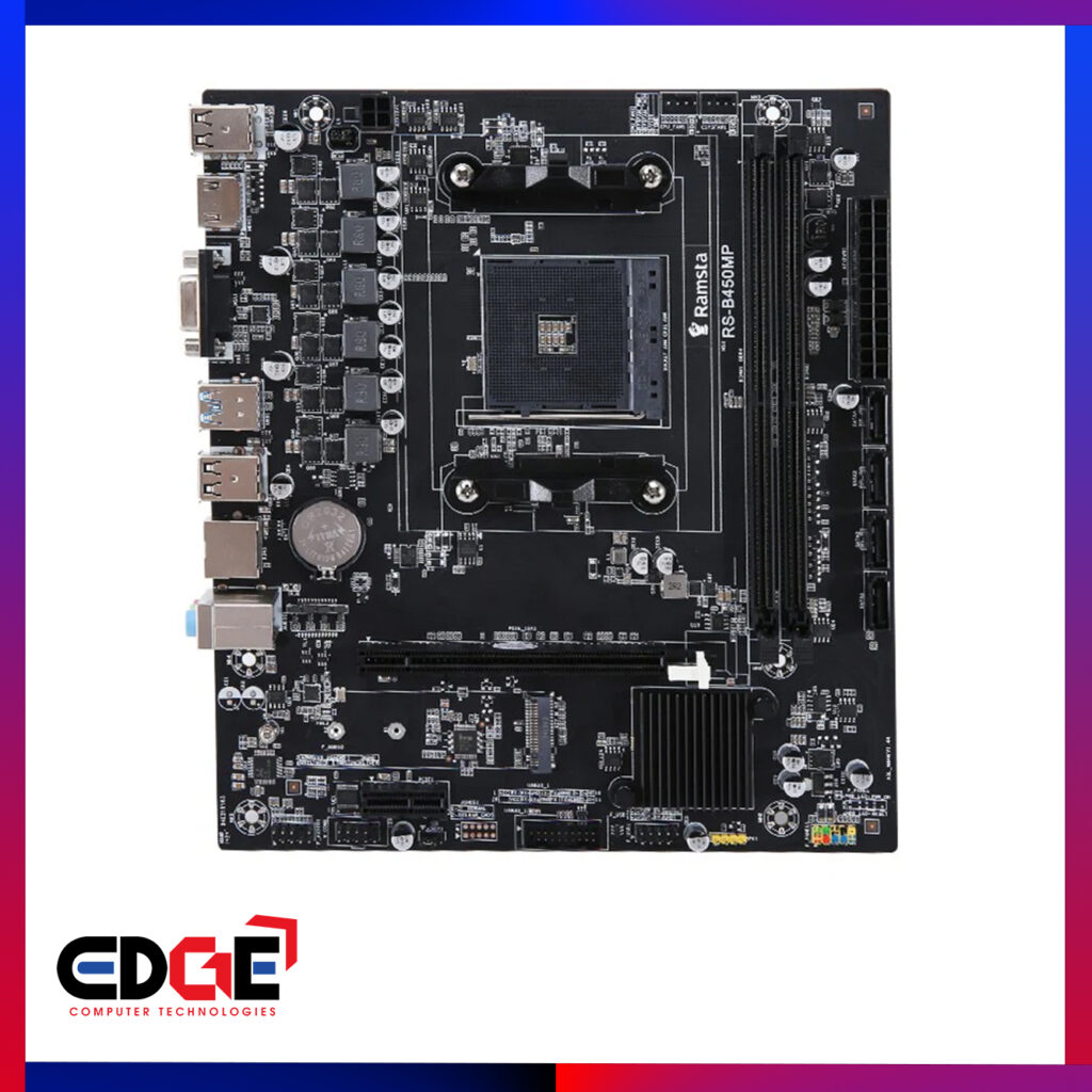 RAMSTA RS-B450MP AMD Motherboard | AM4 DDR4 – EDGE Computer Technologies