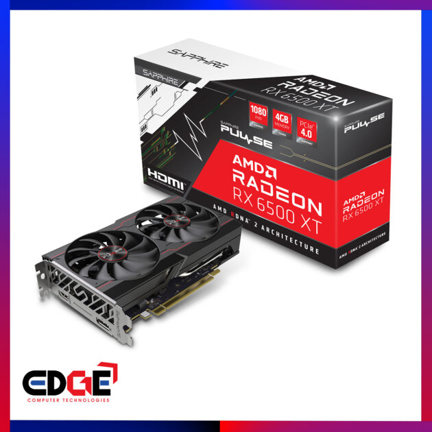 SAPPHIRE Pulse AMD Radeon RX 6500XT 4G GPU – EDGE Computer Technologies