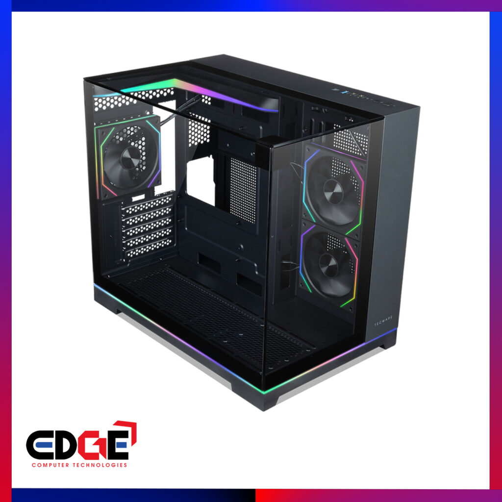 TECWARE VX Prism M Triple Tempered Glass MATX Case – EDGE Computer ...