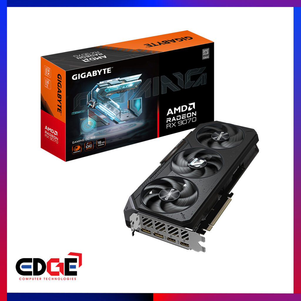 GIGABYTE Radeon RX 9070 GAMING OC 16G GPU – EDGE Computer Technologies
