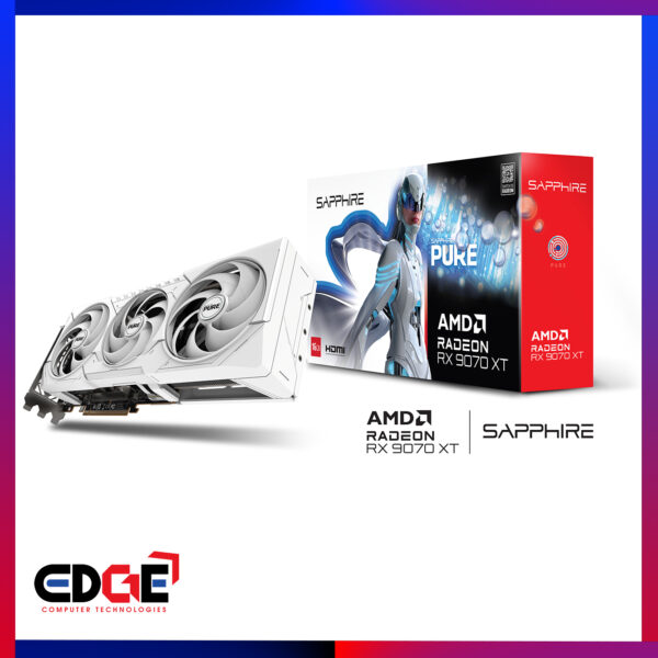 SAPPHIRE PURE AMD Radeon RX 9070 XT GAMING OC 16G GPU – EDGE Computer ...