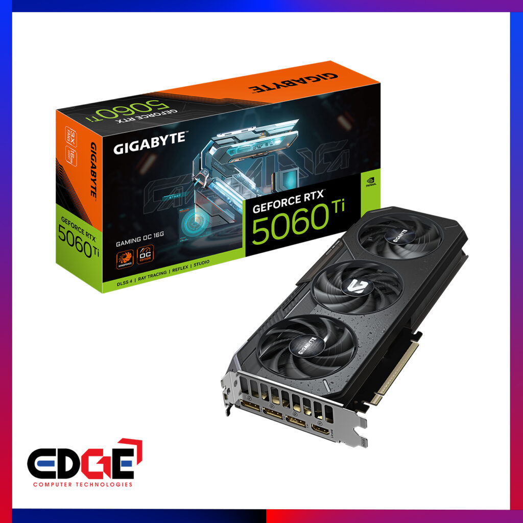 GIGABYTE GeForce RTX 5060 Ti GAMING OC 16G GPU – EDGE Computer Technologies