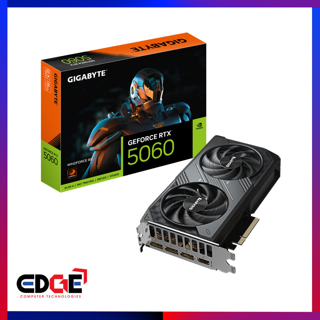 GIGABYTE GeForce RTX 5060 WINDFORCE 8G GPU – EDGE Computer Technologies