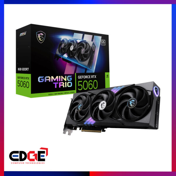 MSI GeForce RTX 5060 8G GAMING TRIO OC GPU – EDGE Computer Technologies