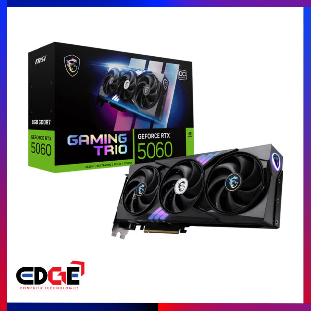 MSI GeForce RTX 5060 8G GAMING TRIO OC GPU – EDGE Computer Technologies