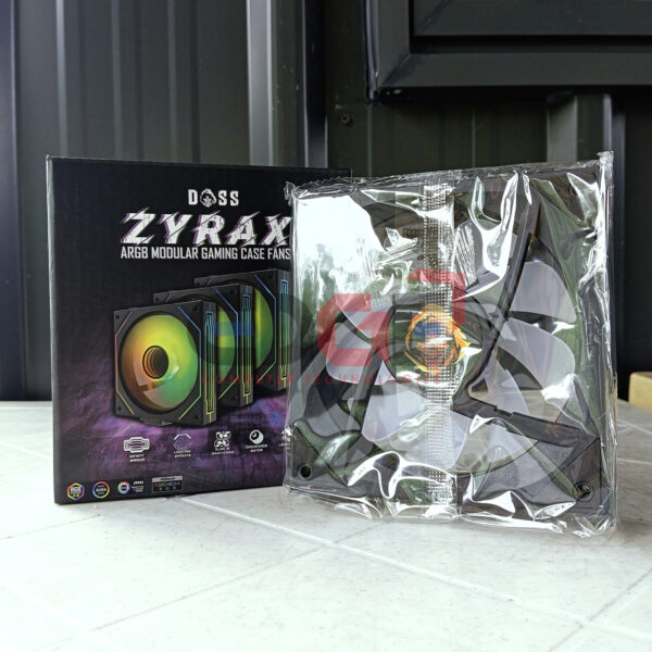 DOSS ZYRAX ARGB Modular Gaming Case Fans – EDGE Computer Technologies