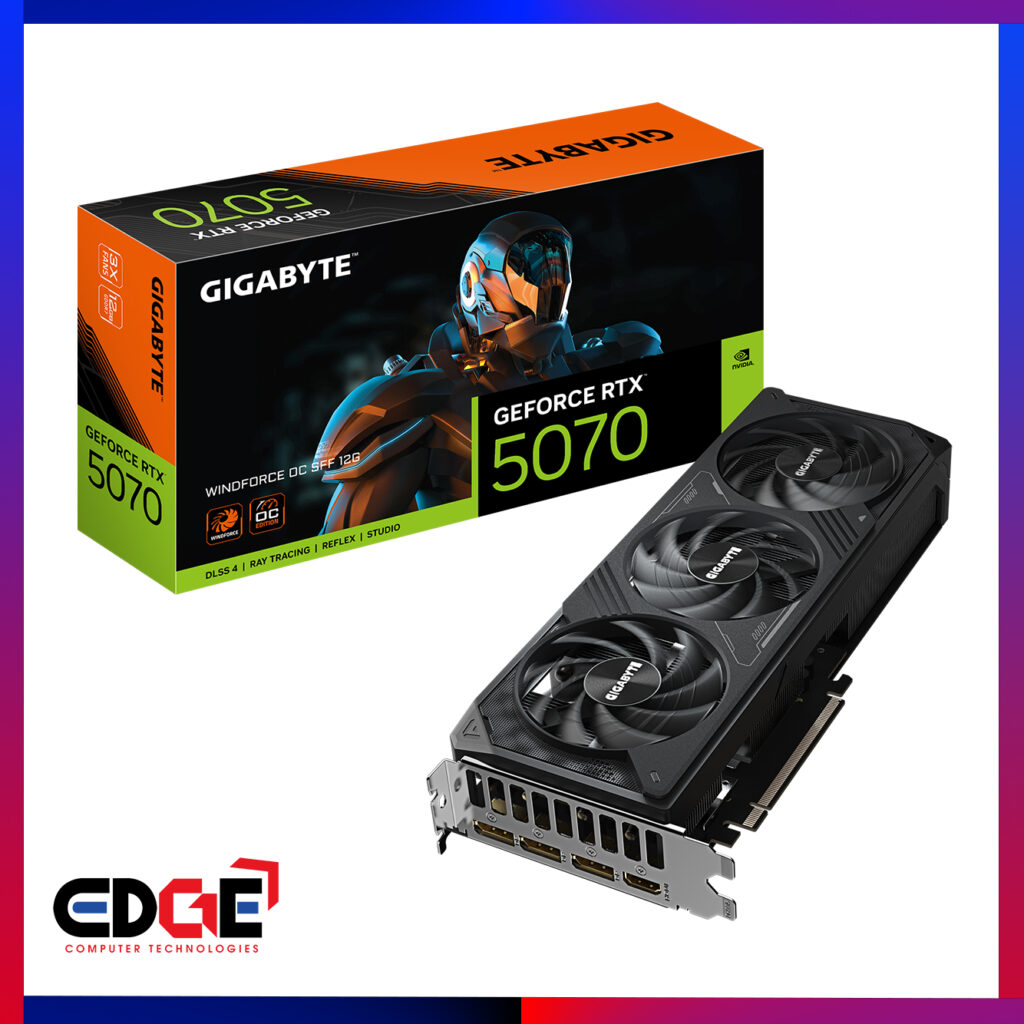 GIGABYTE GeForce RTX 5070 WINDFORCE OC SFF 12G GPU – EDGE Computer ...