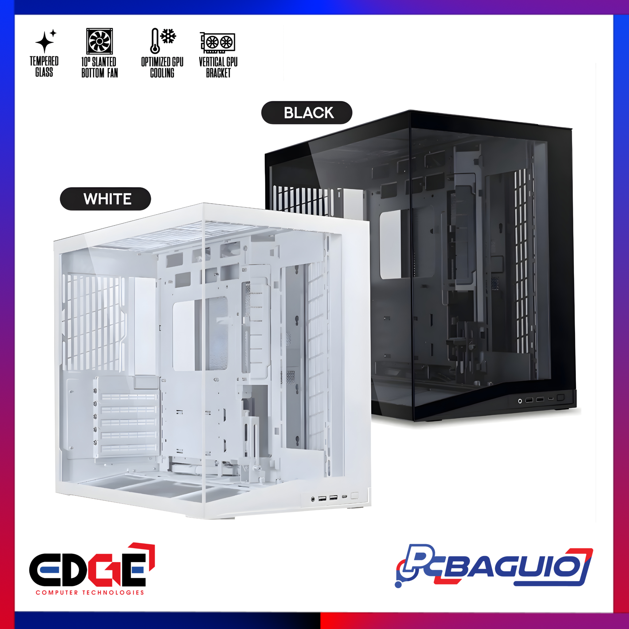 LIAN LI O11 DYNAMIC MINI V2 Flow Mid-Tower Airflow PC Case – EDGE ...