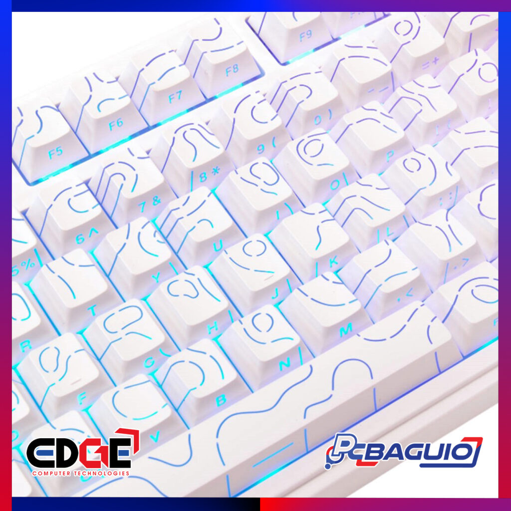 AULA F75 Gaming Mechanical RGB Keyboard White Contour – EDGE Computer ...