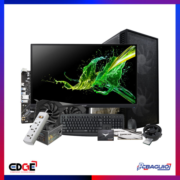 Odin’s Ember | Ryzen 5 5600 | 16GB DDR4 RAM | 512GB SSD | 27″ FHD 120Hz ...