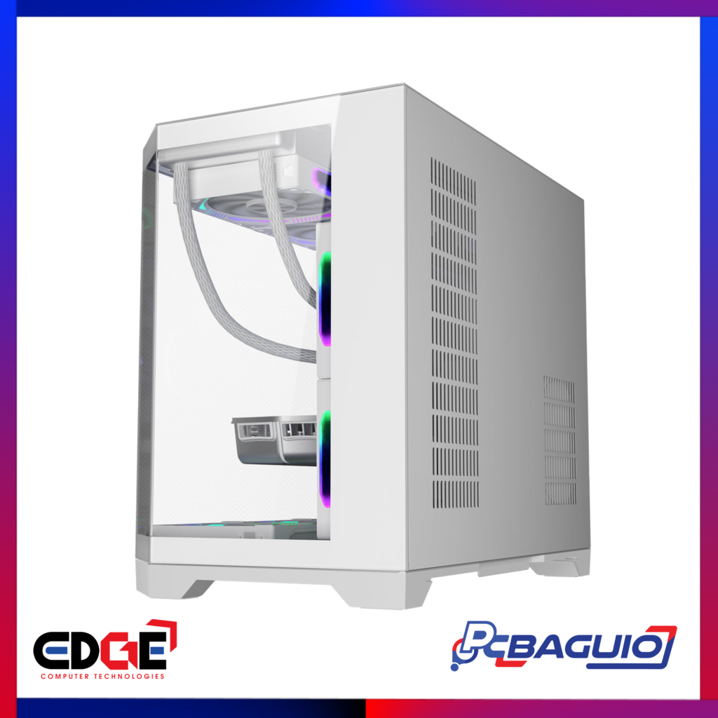 Coolman Spectra M-ATX/ITX with Customizable LCD Screen Display (Black ...