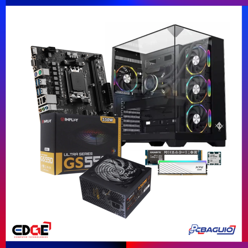 Beary Loved | Ryzen 5 7500F | 16GB DDR4 RAM | 500GB SSD | 24.5″ FHD ...