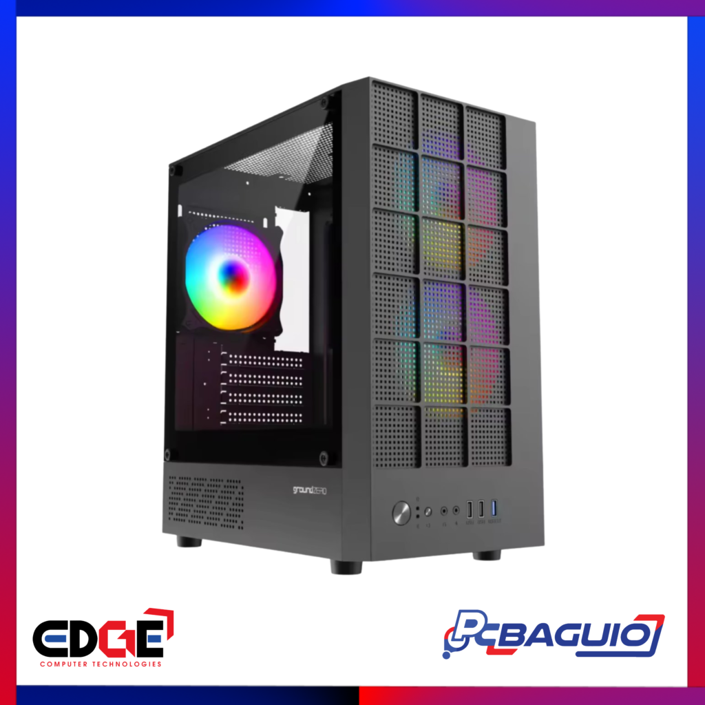 GROUND ZERO VM-Grid PC Chassis, mATX/ITX, 3x 120mm, PC Case – EDGE ...